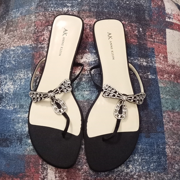 Anne Klein | Shoes | Ak Anne Klein Tstrap Sandals | Poshmark